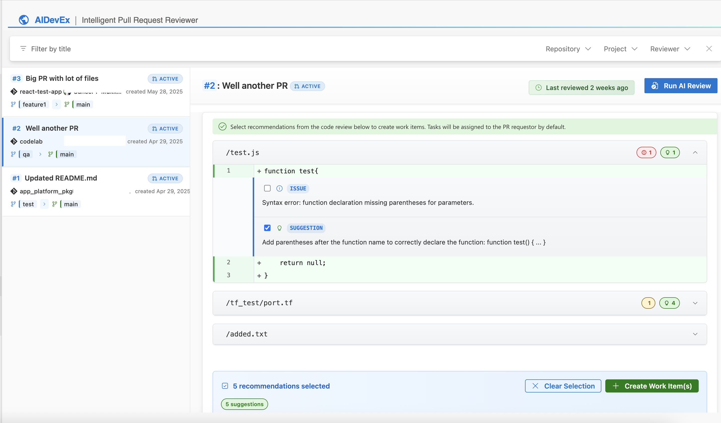 AIDevEx - AI-Powered Development Inside Azure DevOps